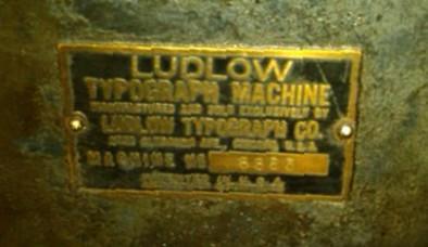 Lot #8: Ludlow Hot Metal Typecasting Machine - WireBids